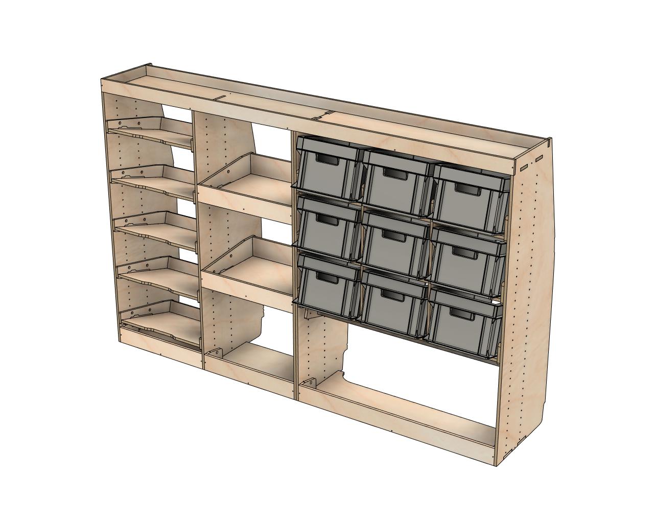 Van Racking for Gas Engineers - Yoke Vans
