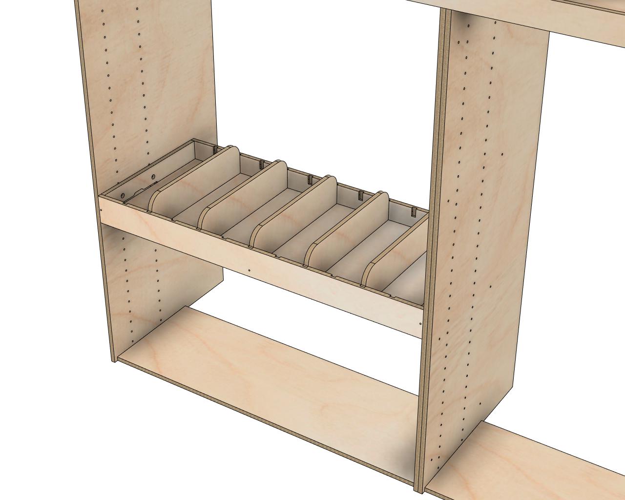 960W | Organiser Dual Sided Module - Yoke Vans