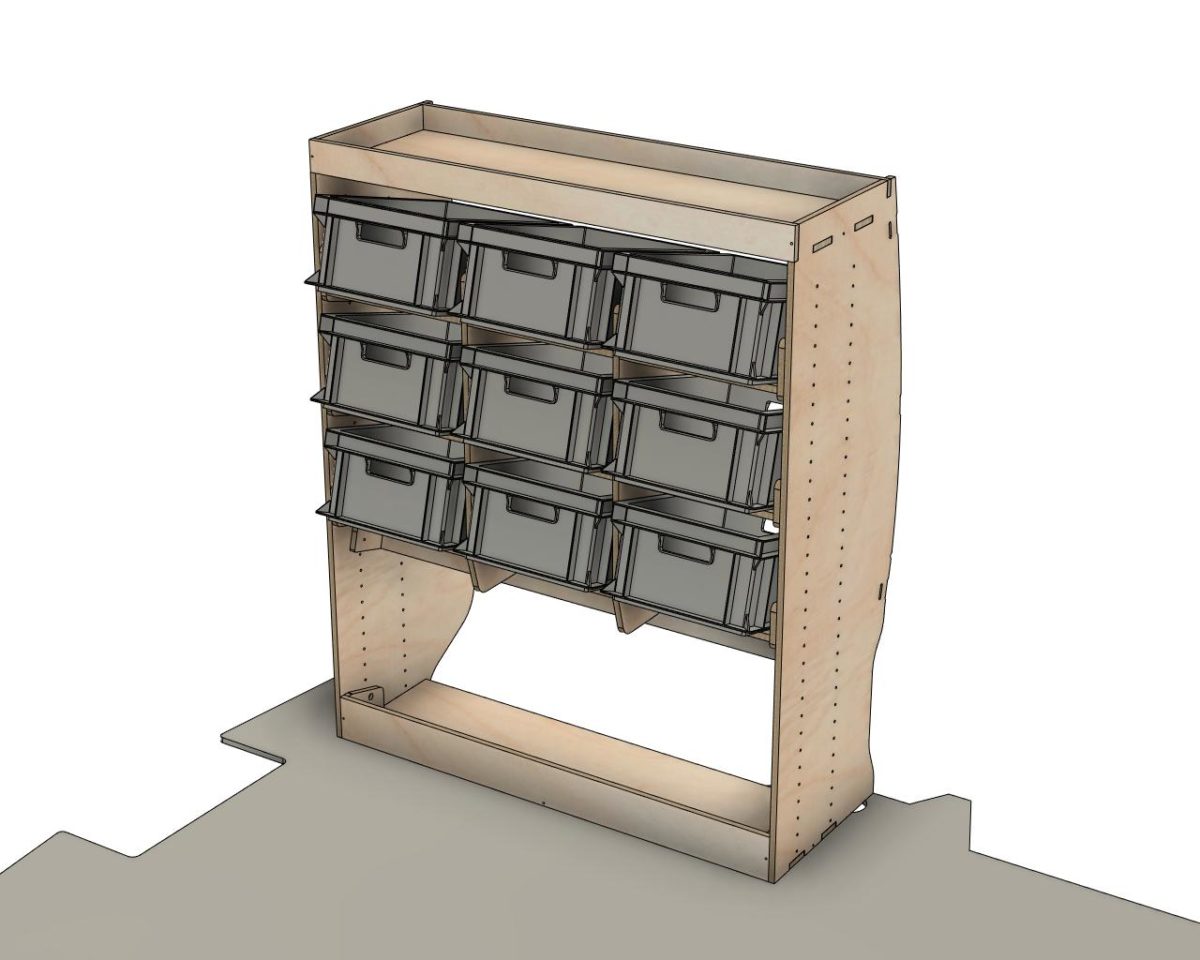 Euro Crate Rack - Yoke Vans