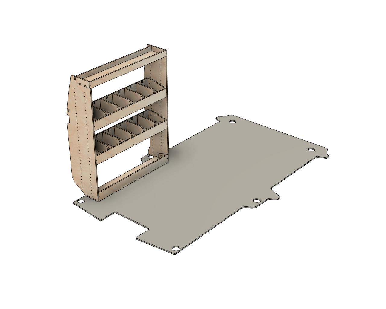 Organiser Rack - Yoke Vans