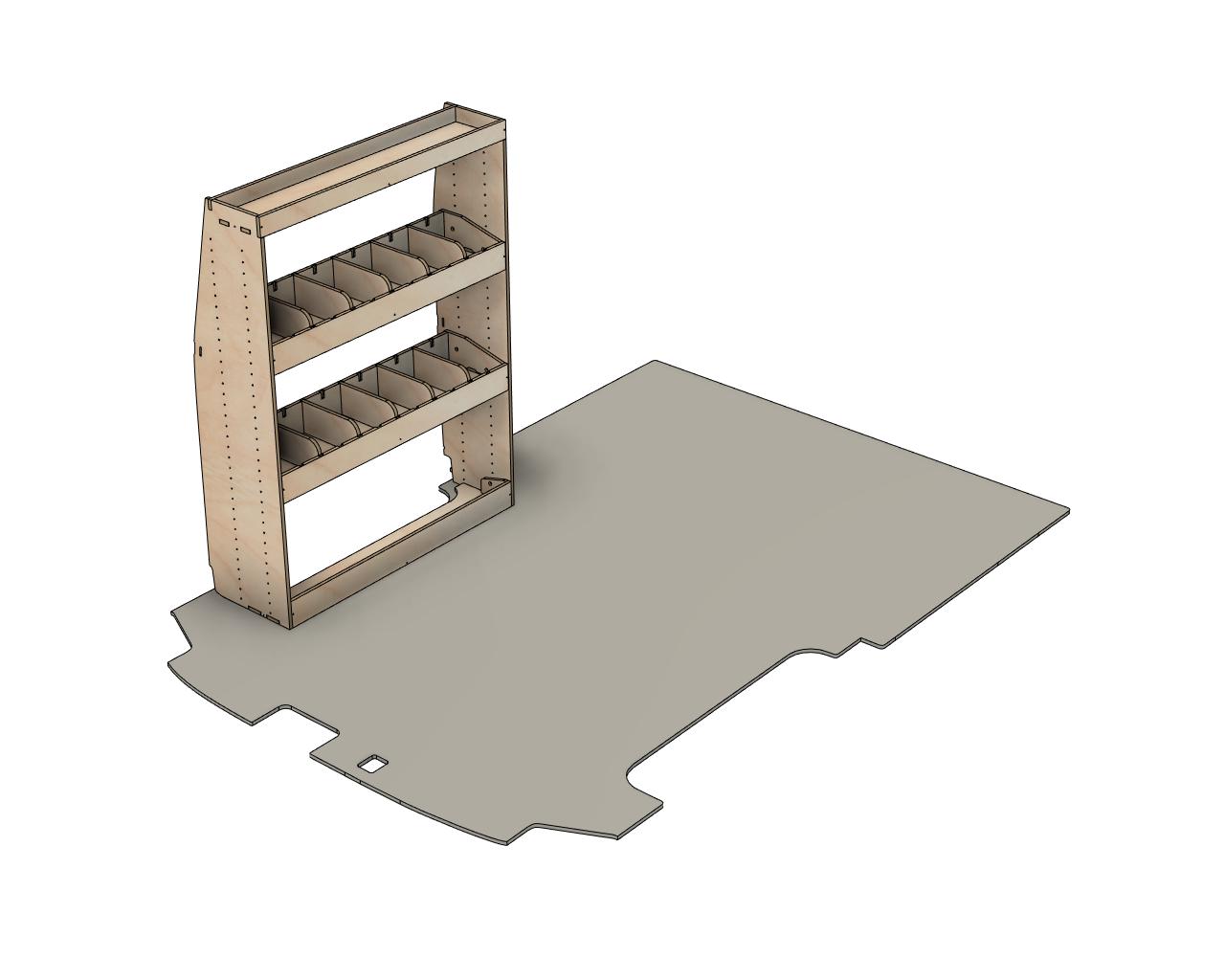 Organiser Rack - Yoke Vans
