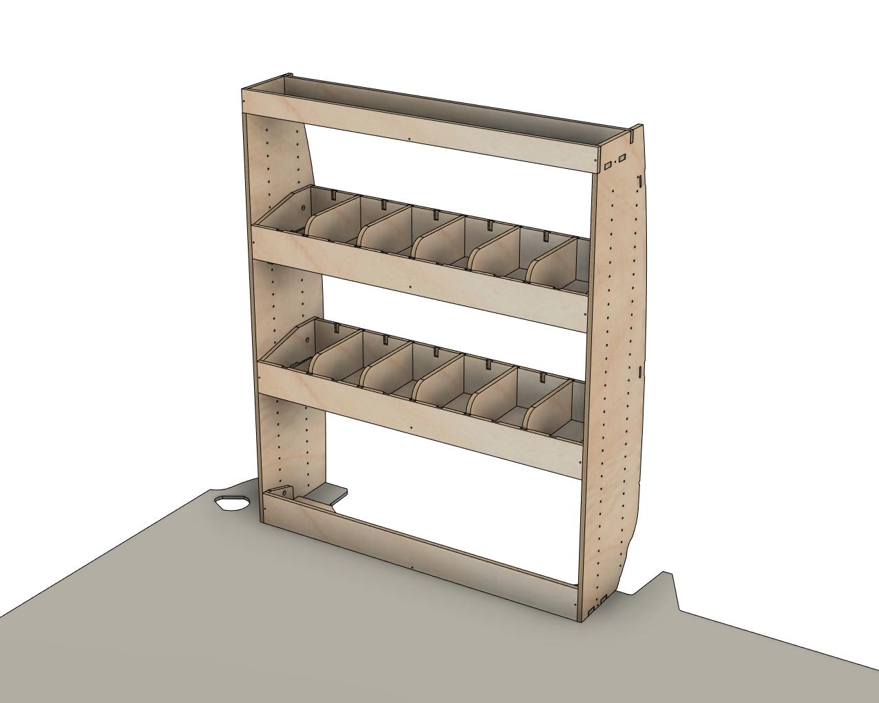 Organiser Rack - Yoke Vans