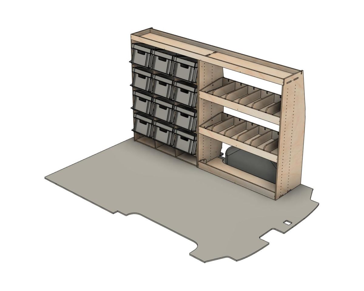 Van Racking for Plumbers - Yoke Vans