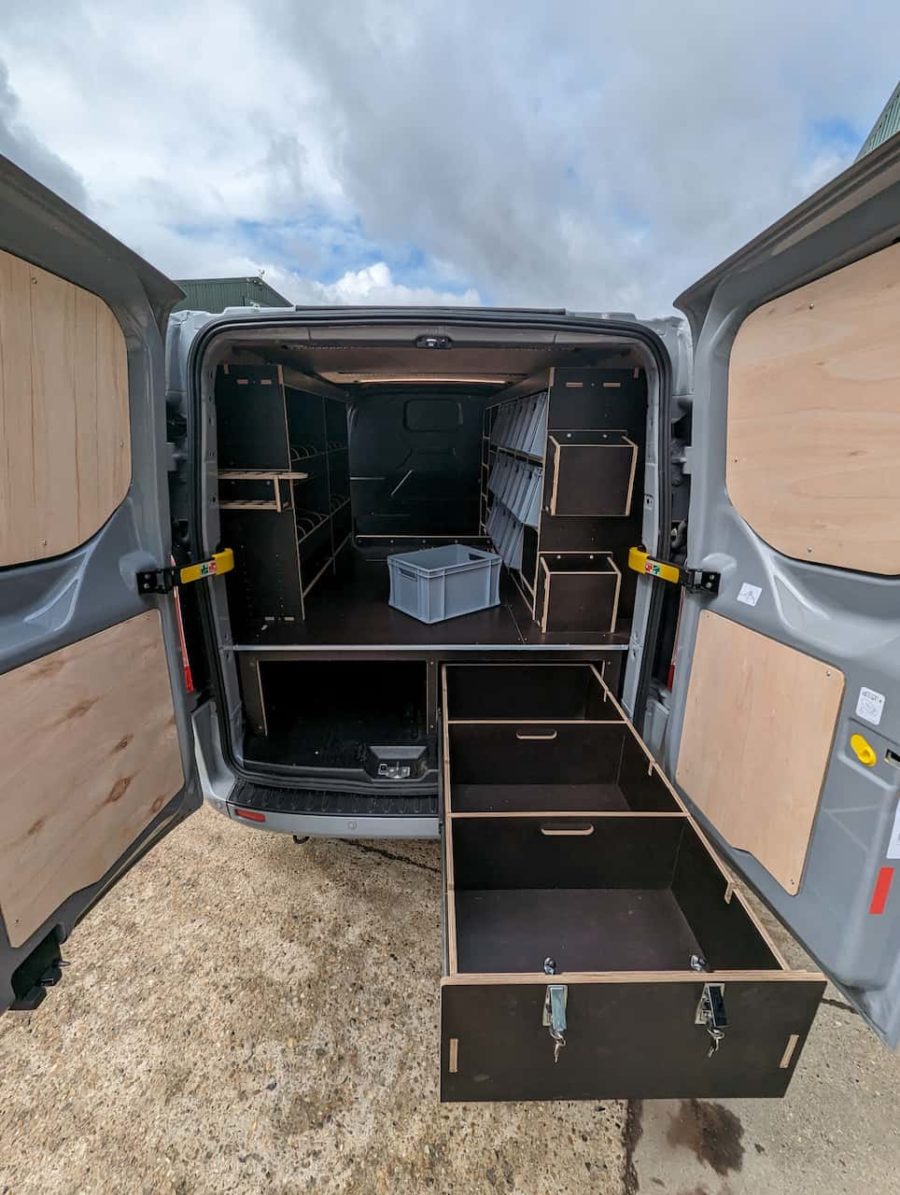 Van Racking for Tilers - Yoke Vans